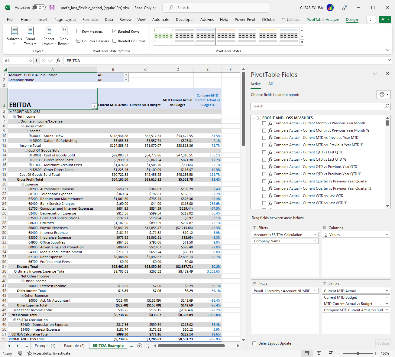 Custom Reports: QuickBooks Financial Statements by Class | CLEARIFY®